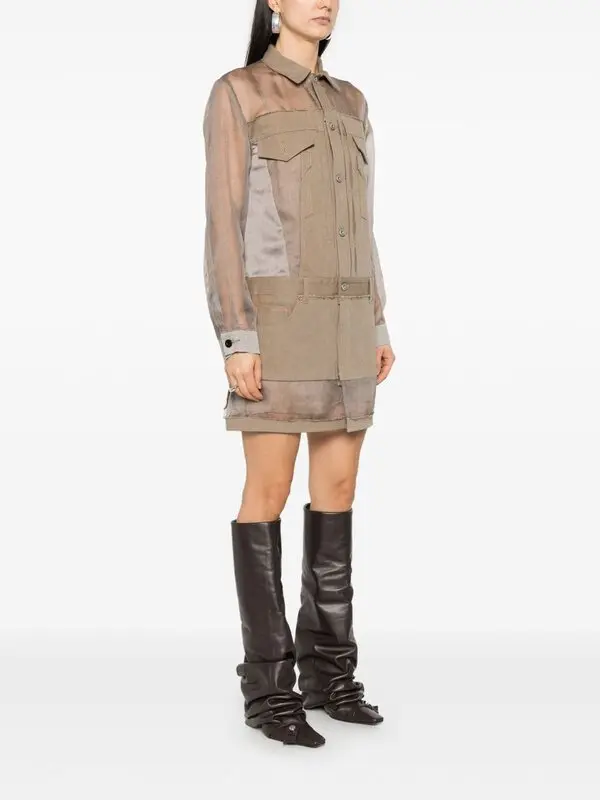 Sacai Panelled Mini Dress