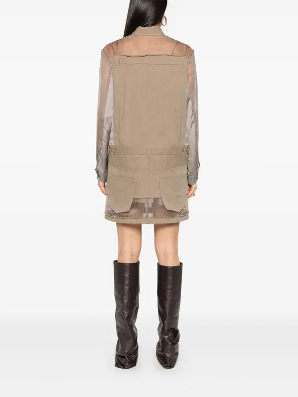 Sacai Panelled Mini Dress