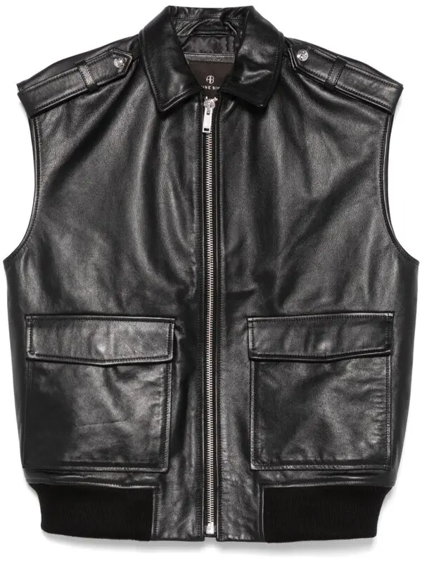 ANINE BING Sonnie Vest - Black