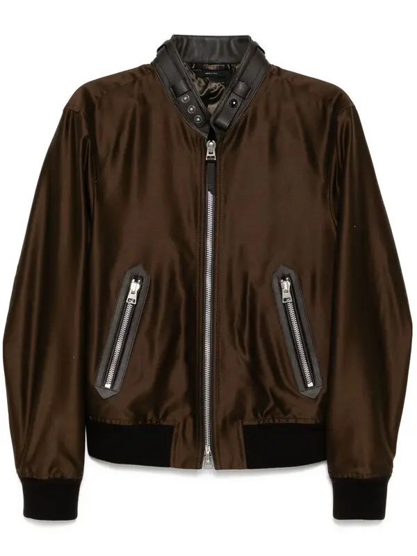 TOM FORD Faille Biker Jacket