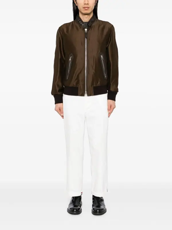 TOM FORD Faille Biker Jacket