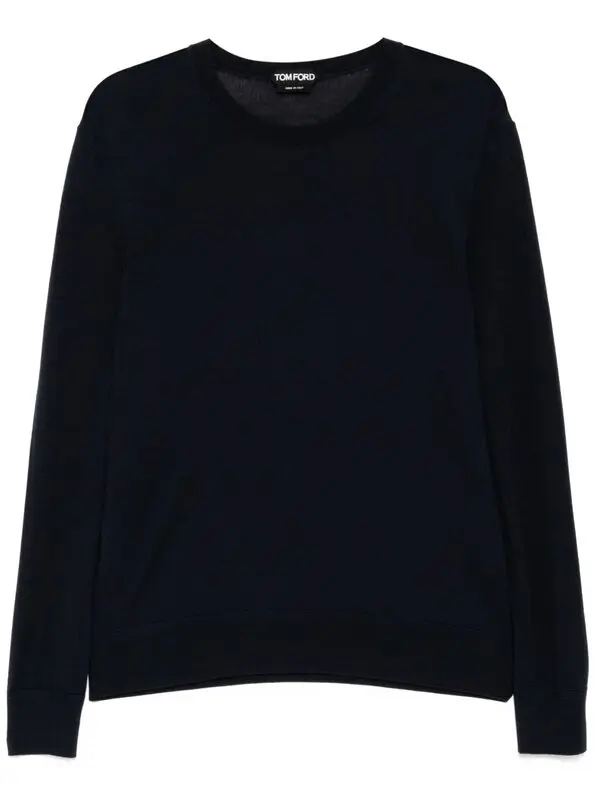 TOM FORD Wool Jumper - Blue