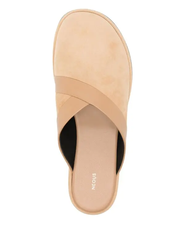 NEOUS Atik Mules - Brown