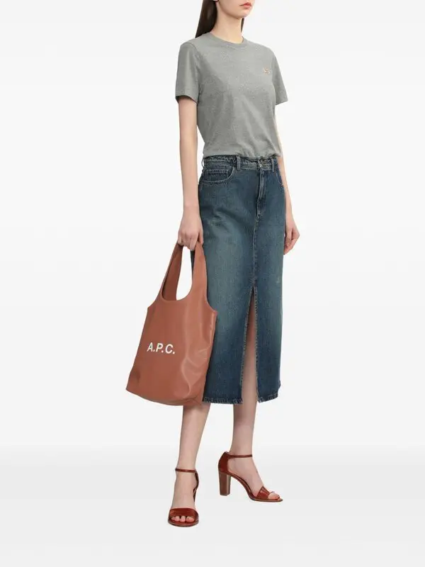 A.p.c. Small Ninon Tote - Brown