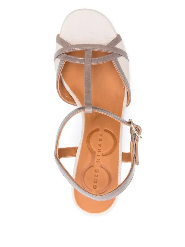Chie Mihara 85mm Bejo Sandals - Neutrals