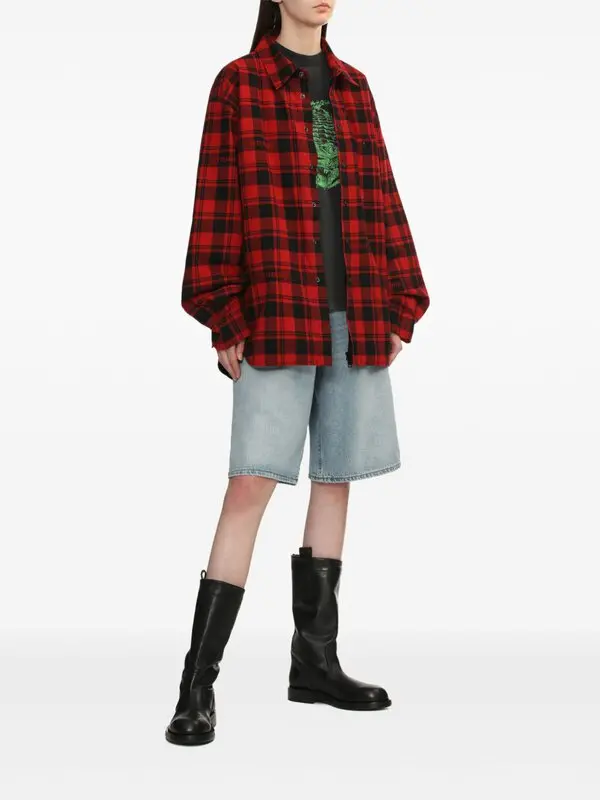 HAIKURE Wide-leg Denim Shorts