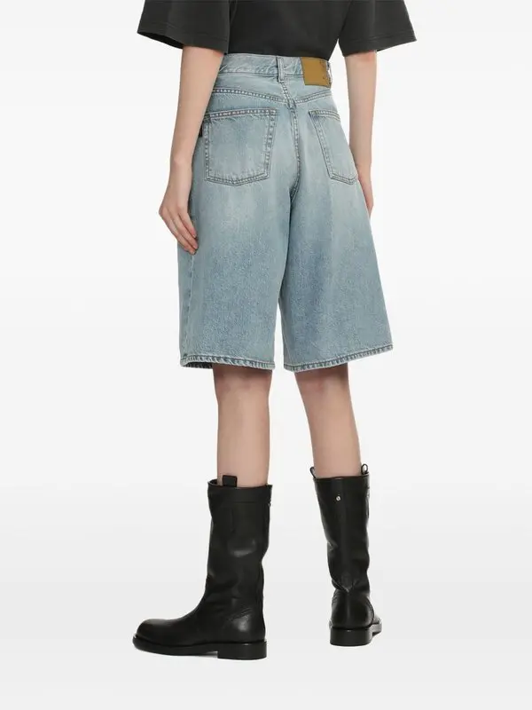 HAIKURE Wide-leg Denim Shorts