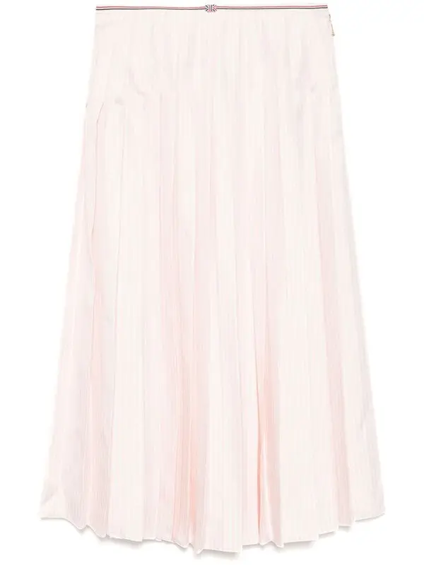 Thom Browne Pleated Slip Skirt