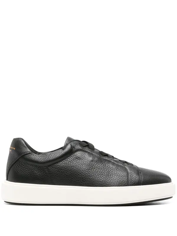 Officine Creative Slouch 001 Leather Sneakers - Black