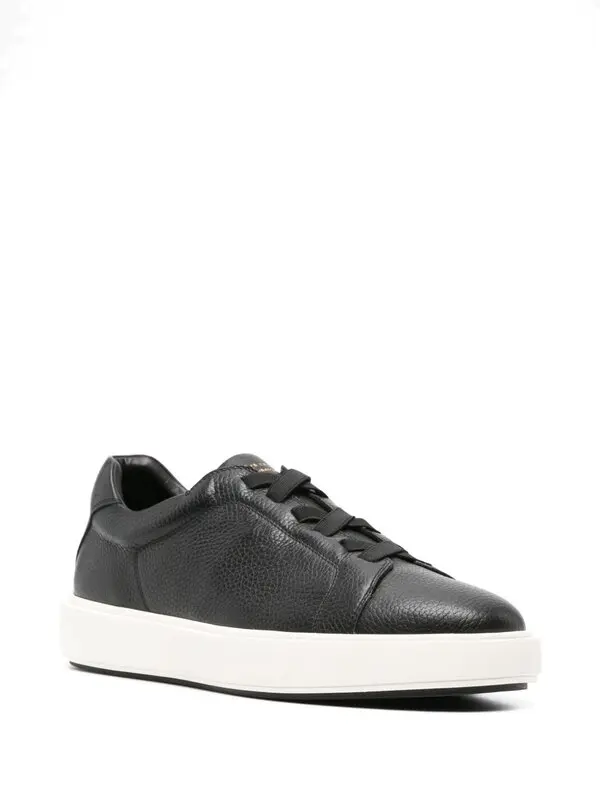 Officine Creative Slouch 001 Leather Sneakers - Black