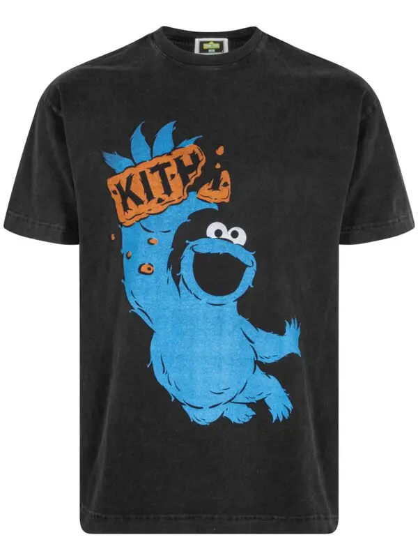 Kith Sesame Street Cookie Monster T-shirt - Black