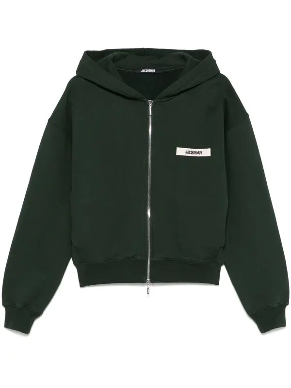 Jacquemus The Gros Grain Zipped Hoodie