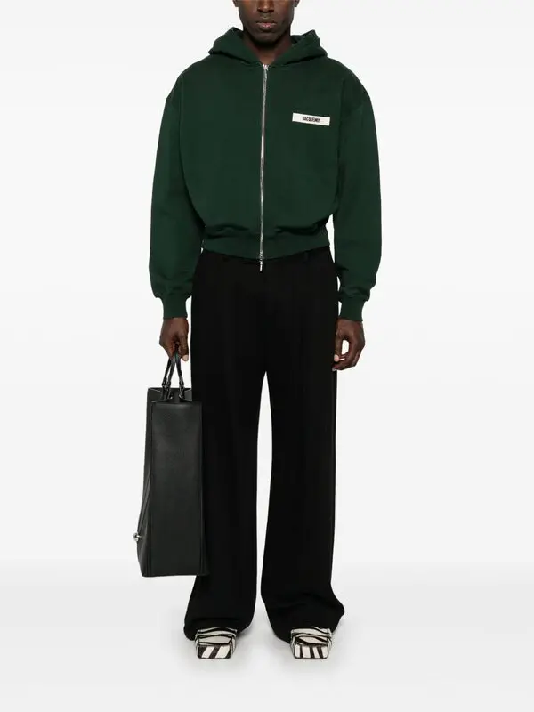 Jacquemus The Gros Grain Zipped Hoodie