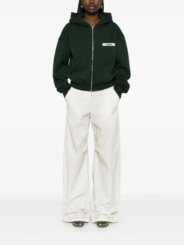Jacquemus The Gros Grain Zipped Hoodie