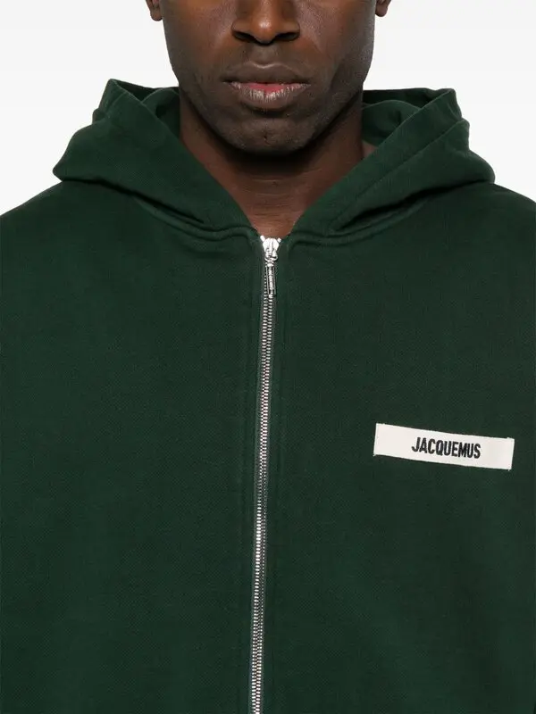 Jacquemus The Gros Grain Zipped Hoodie