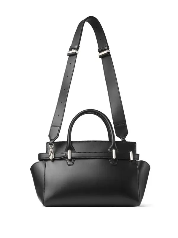 JIMMY CHOO Diamond Belted Tote Bag - Black