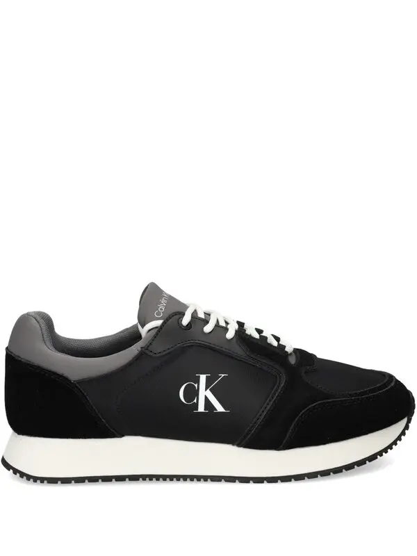 Calvin Klein Panelled Sneakers - Black