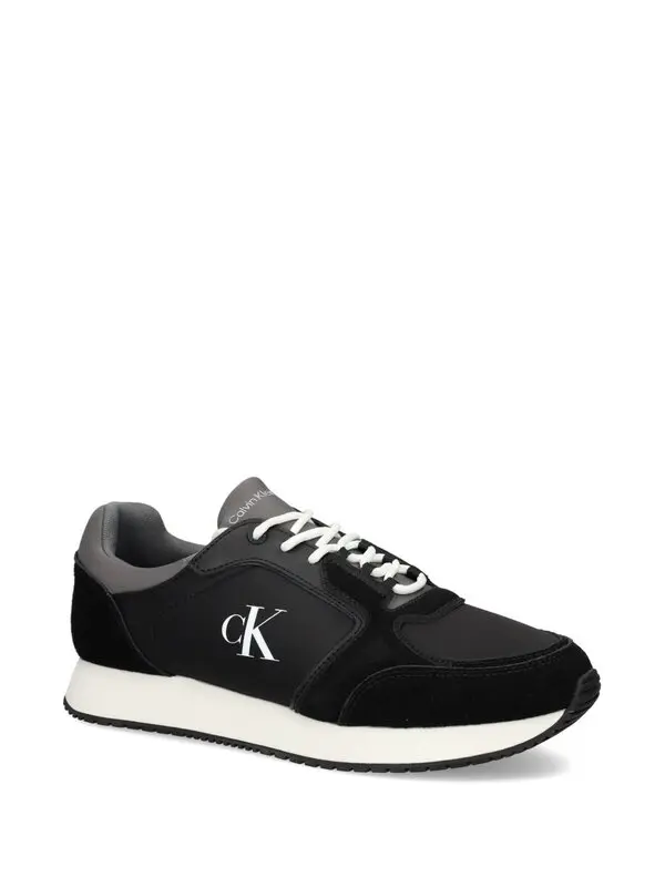 Calvin Klein Panelled Sneakers - Black