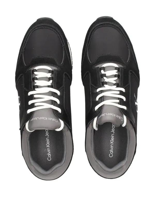 Calvin Klein Panelled Sneakers - Black