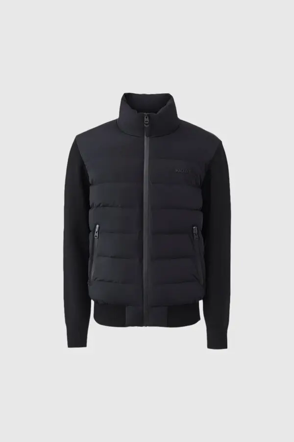 Mackage Haney-city Hybrid Down Jacket - Coffee