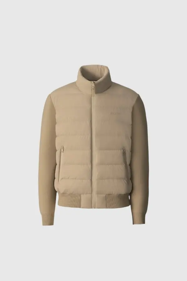 Mackage Haney-city Hybrid Down Jacket - Light Camel