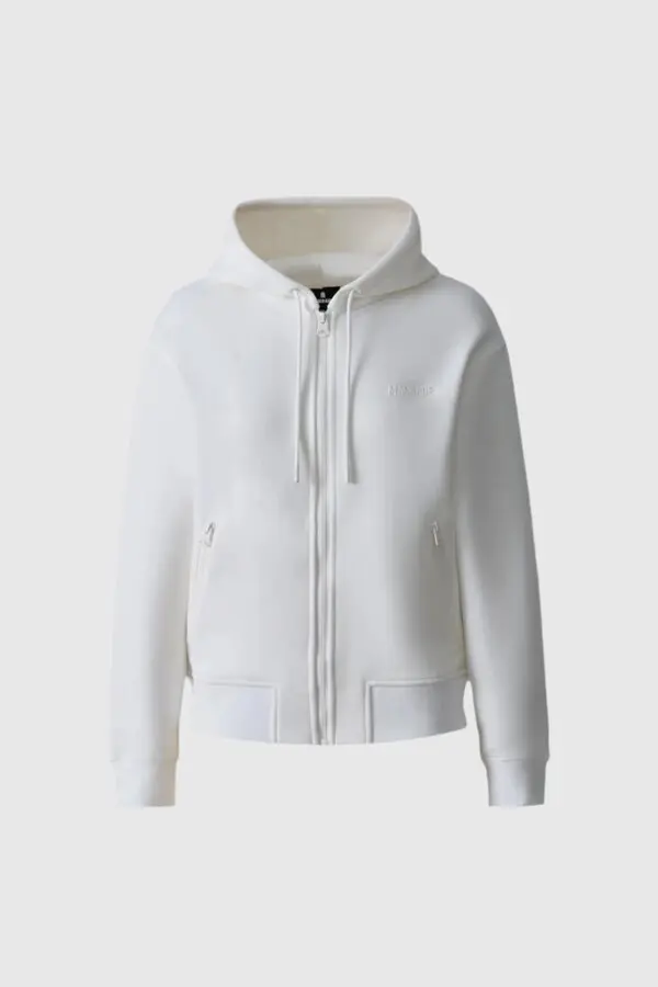 Mackage Kryssa Zip-up Hoodie - White