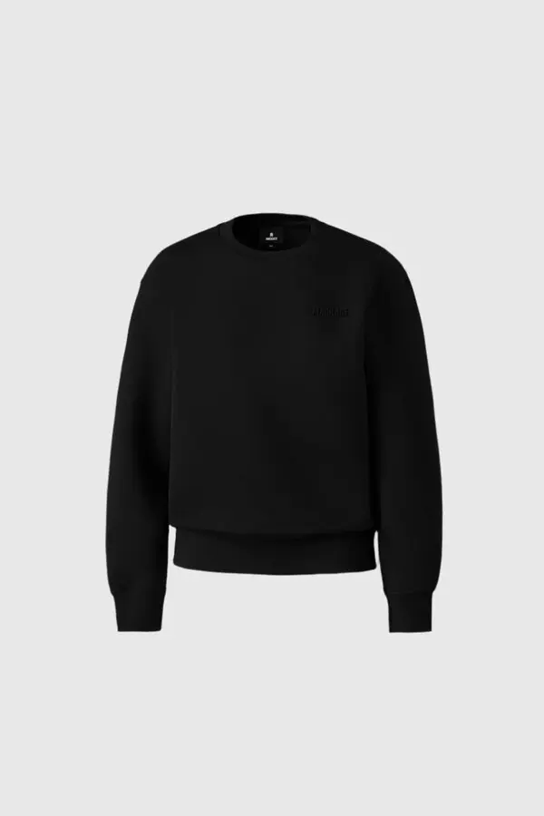 Mackage Julianna Double-face Jersey Sweatshirt - Carbon Mix