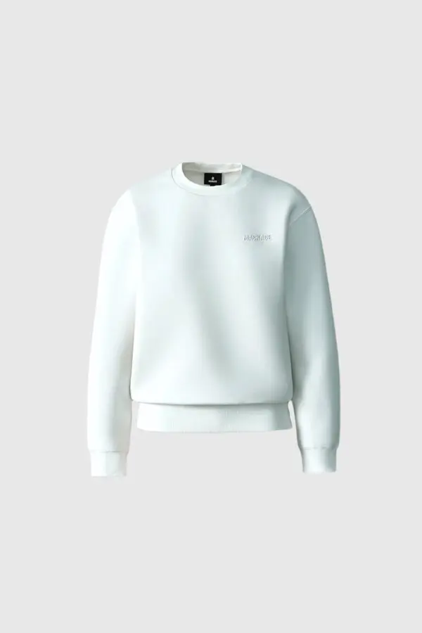 Mackage Julianna Double-face Jersey Sweatshirt - Cream