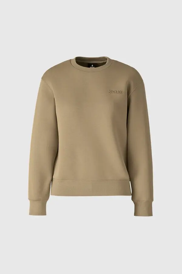 Mackage Julianna Double-face Jersey Sweatshirt - Light Camel