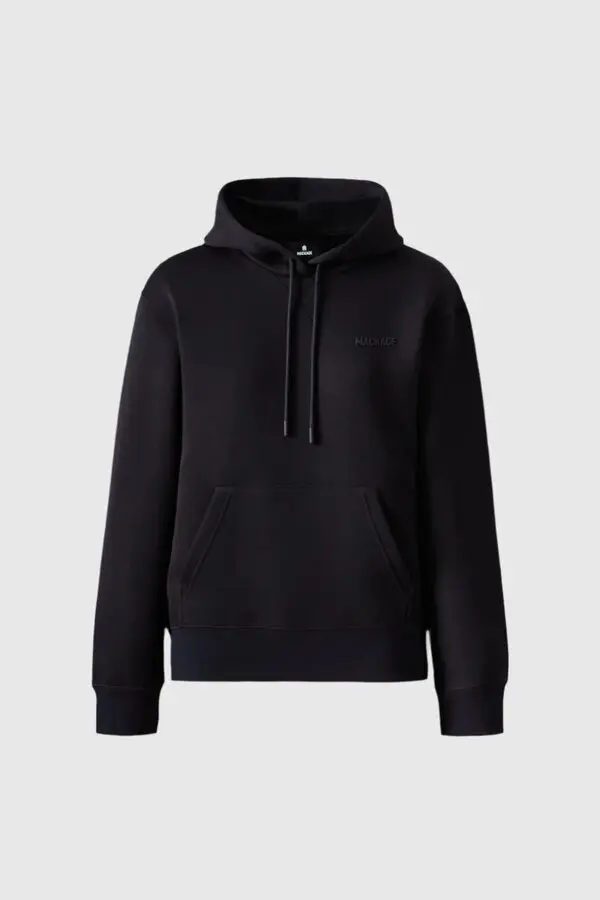 Mackage Krystiana Double-face Jersey Hoodie - Black