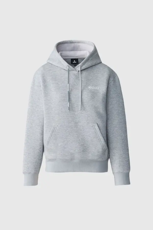 Mackage Krystiana Double-face Jersey Hoodie - Light Grey Mix