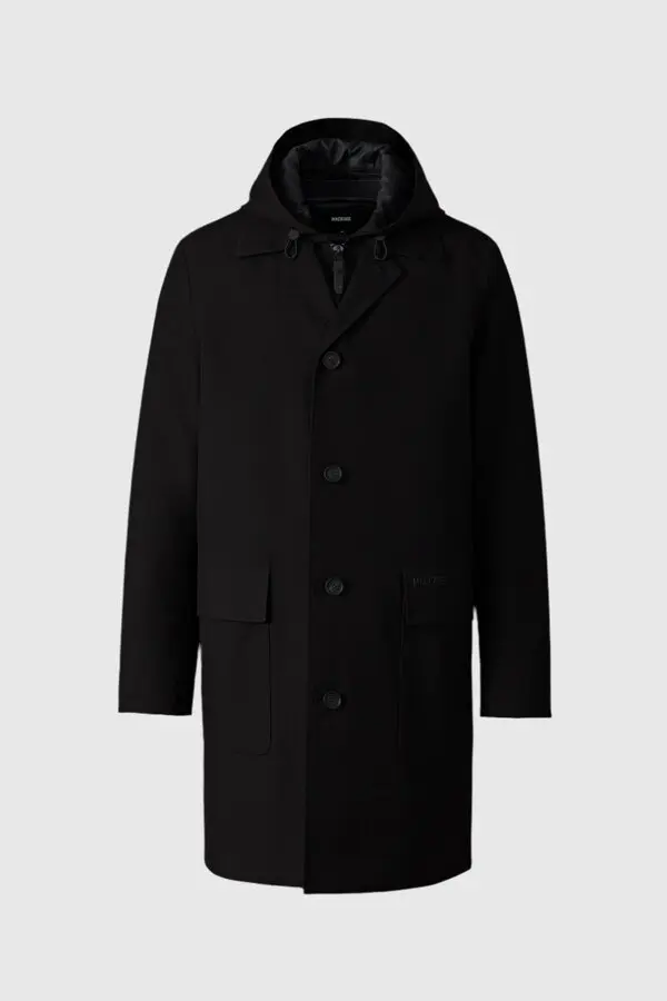 Mackage Mathias 3-in-1 Balmacaan Coat - Black
