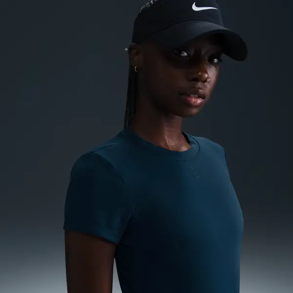 Nike Dri-fit Short-sleeve Tennis Top - Blue
