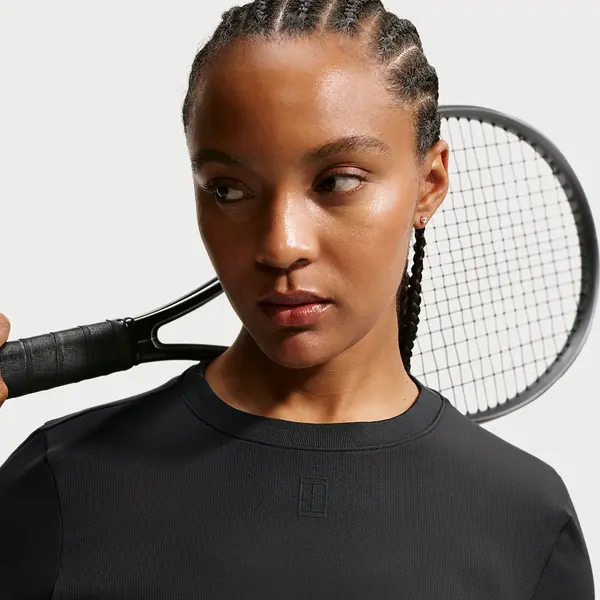 Nike Court Advantage Dri-fit Tennis Top - Black