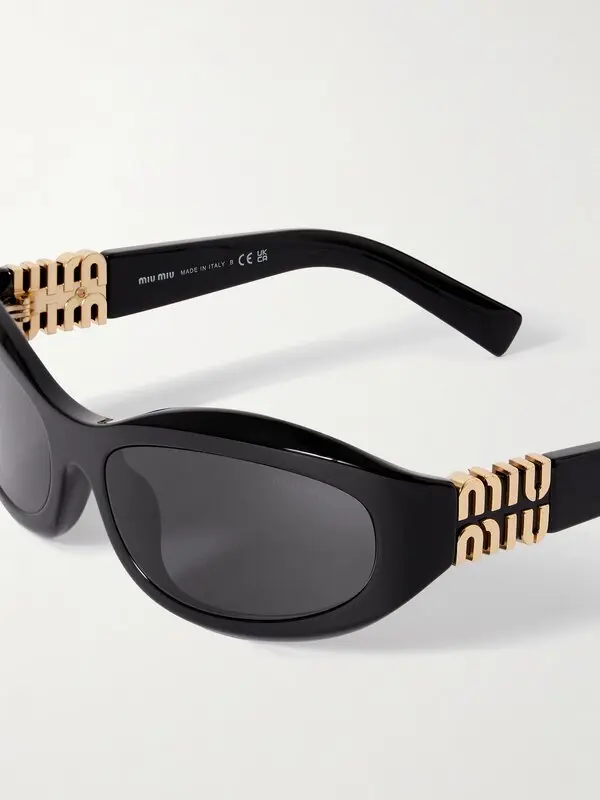 Miu Miu Glimpse D-frame Sunglasses - Black