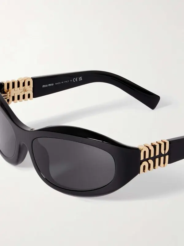 Miu Miu Glimpse D-frame Sunglasses - Black