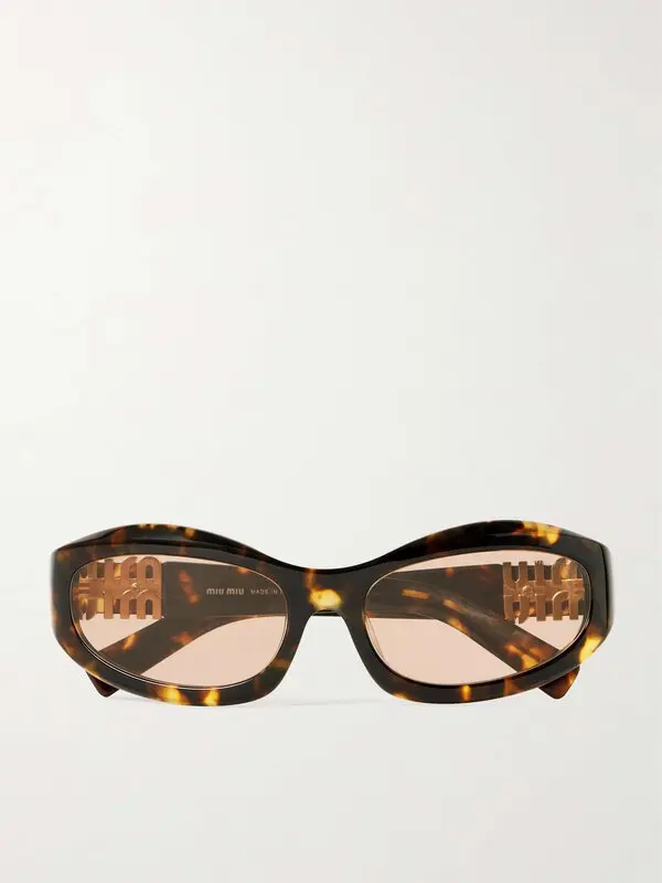 Miu Miu Glimpse D-frame Sunglasses - Tortoiseshell
