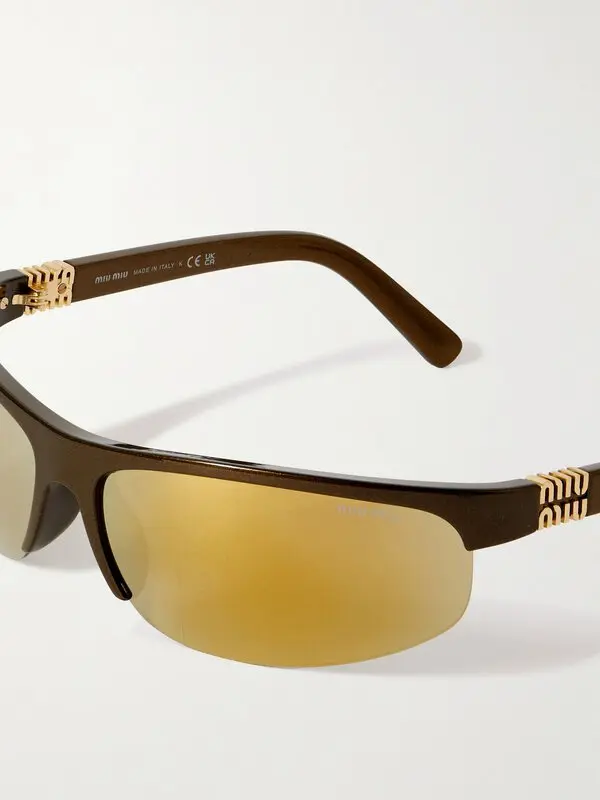 Miu Miu D-frame Sunglasses - Brown