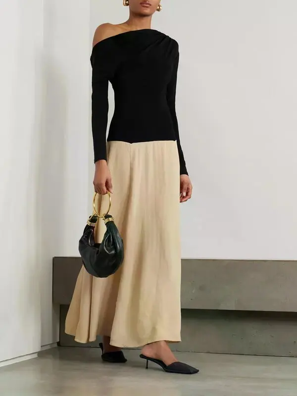 ESSE STUDIOS Dasha Duo Asymmetric Maxi Dress
