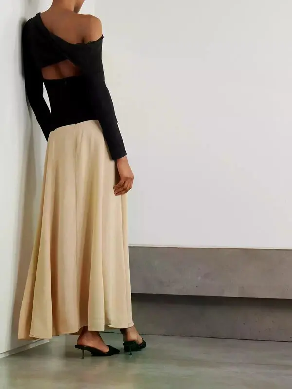 ESSE STUDIOS Dasha Duo Asymmetric Maxi Dress