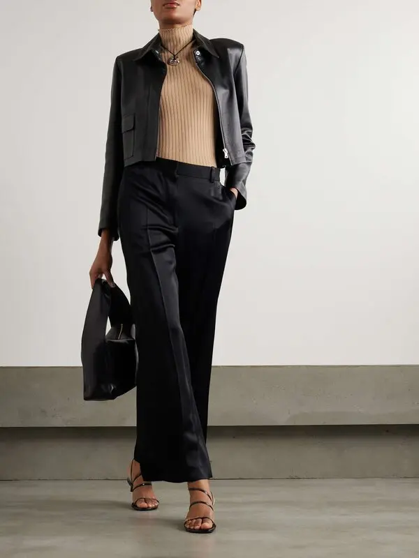 Arch4 Mika Ribbed Cashmere Turtleneck Tank