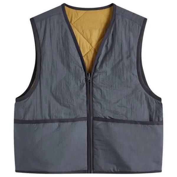 MERELY MADE Reversible Nylon Vest - Blue