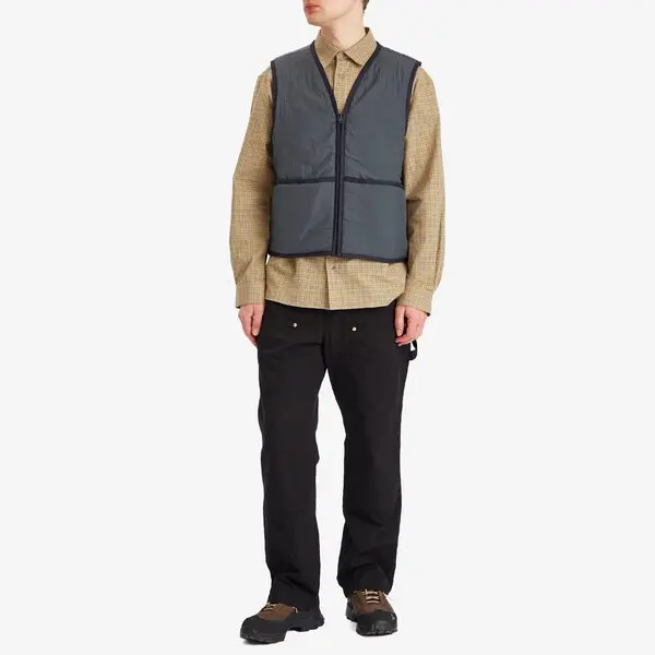 MERELY MADE Reversible Nylon Vest - Blue