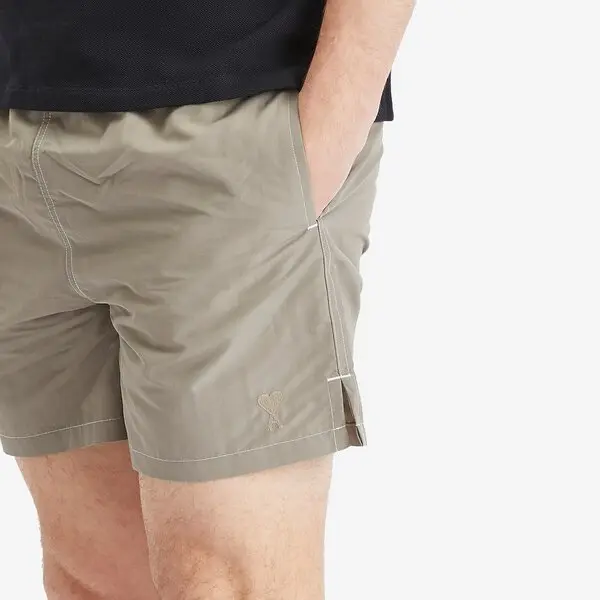 AMI Paris Beach Short - Ash