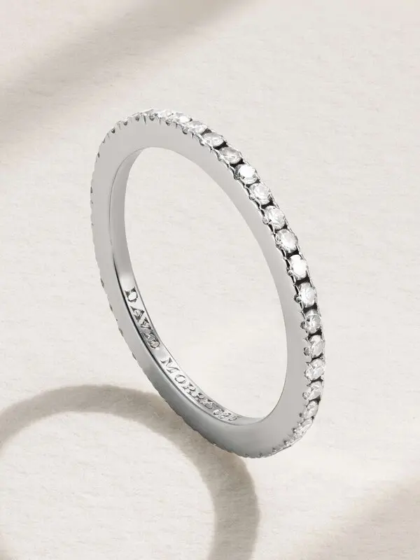 DAVID MORRIS Platinum Diamond Eternity Ring