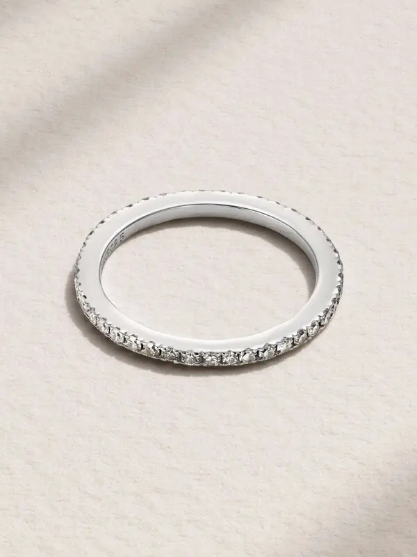DAVID MORRIS Platinum Diamond Eternity Ring