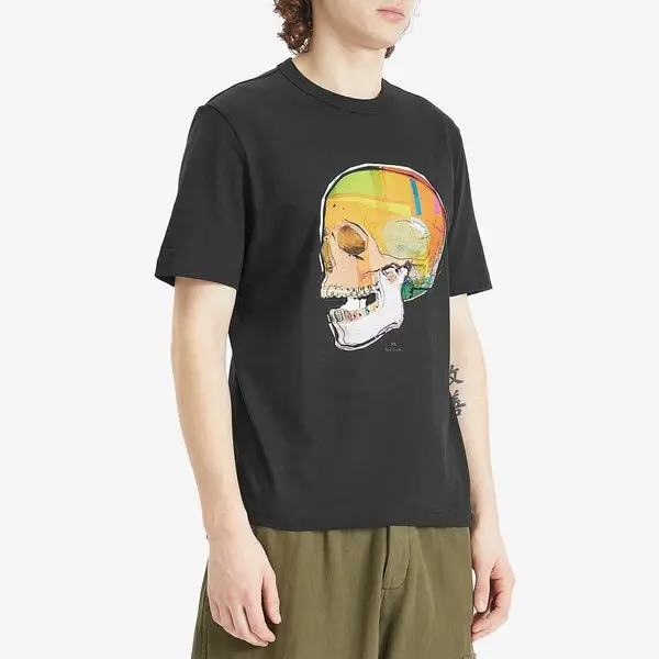 Paul Smith Angled Skull T-shirt - Black