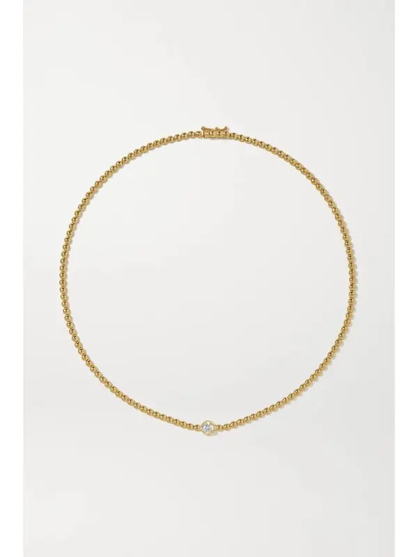 JENNIFER MEYER 18-karat Diamond Necklace - Gold