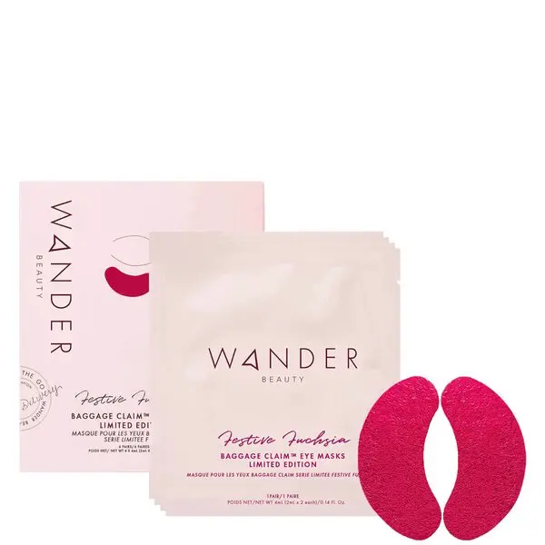 WANDER BEAUTY Baggage Claim Limited Edition Eye Masksfestive Fuchsia - One-color