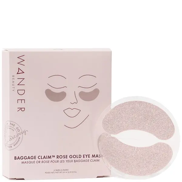 WANDER BEAUTY Baggage Claim Eye Masksrose Gold - One-color